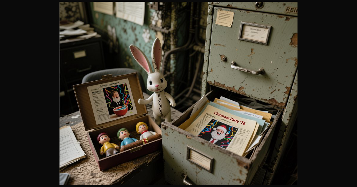 A dusty, industrial workspace features a chipped m | cocoayoc on ...
