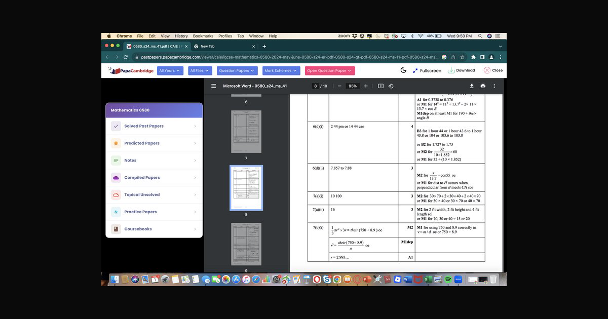 A browser-based math problem set viewer (PapaCambr | aaaasady on ...