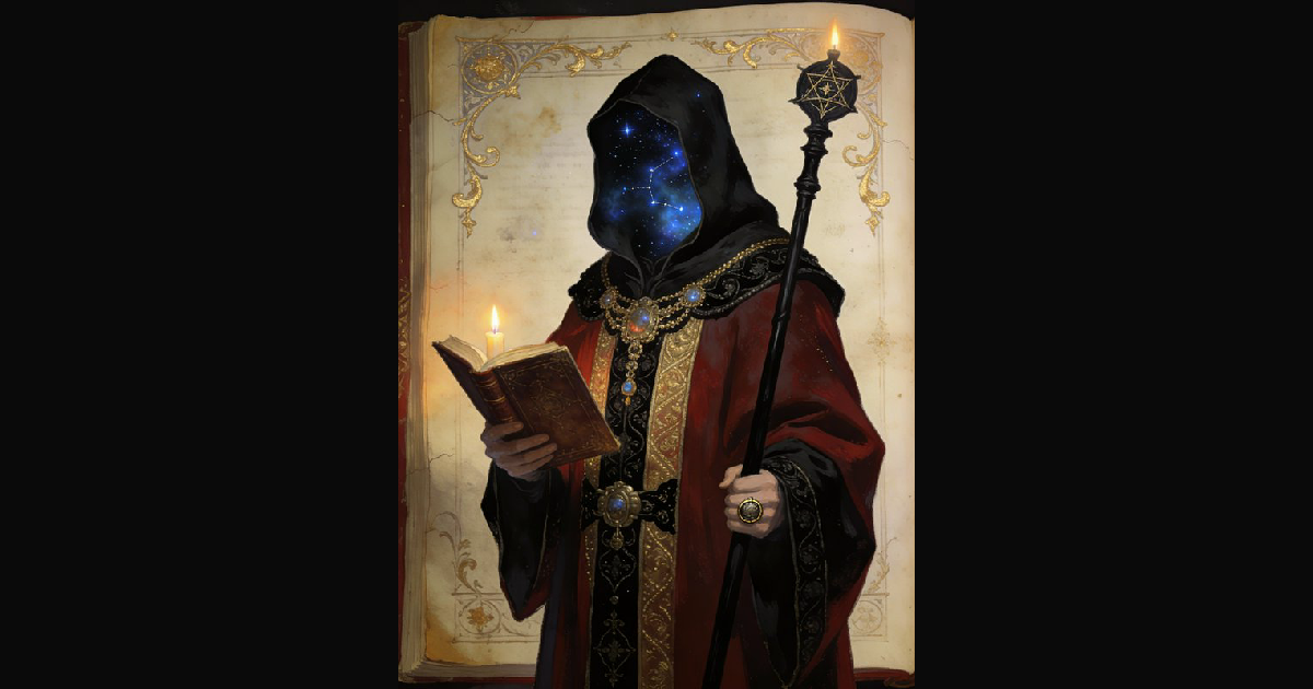 A fantasy illustration of a hooded spellcaster who | Dimandre1979 on ...